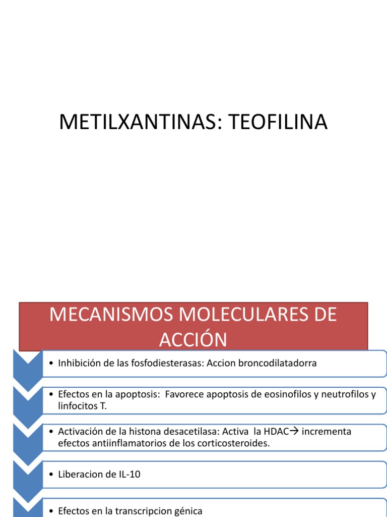 TEOFILINA | PDF