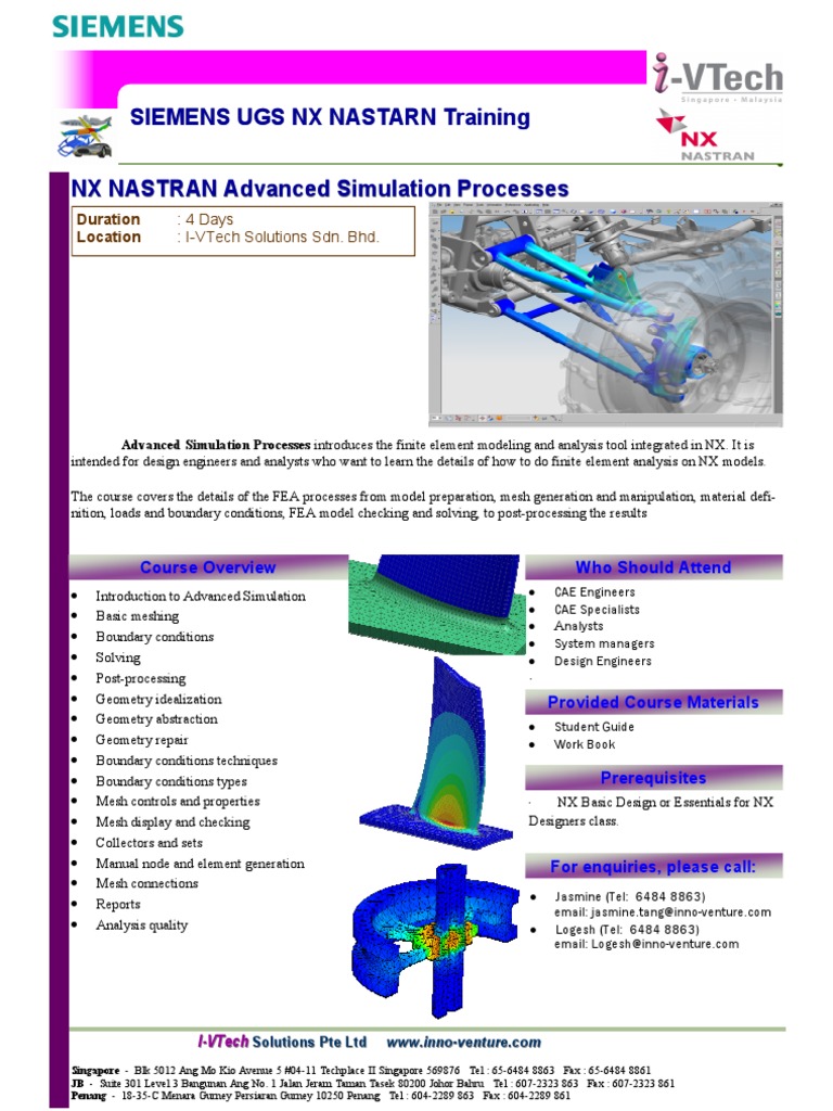 NX Nastran Advanced Simulation Processes | Finite Element Method | Areas Of Computer Science ...