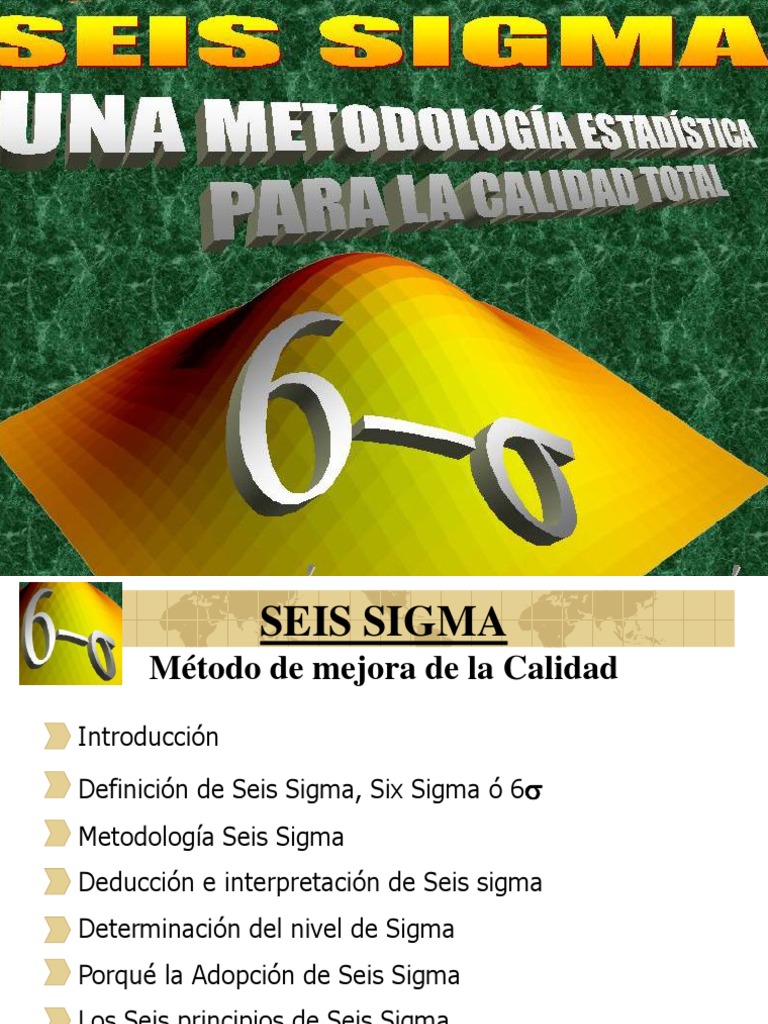 Seis Sigma | PDF | Six Sigma | Medición