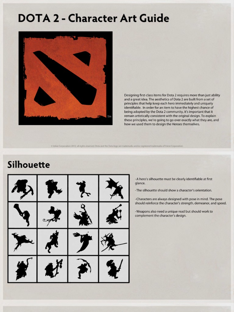 DOTA Character Art Guide | PDF