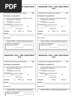 Employee Exit Pass Format | PDF