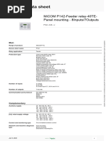 MiCOM P442 Distance Protection Relay Guide | PDF | Power Supply ...