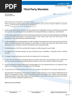HSBC Third Party Mandate Instructions | PDF | Identity Document | Banks