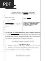 Motion To Strike in California | PDF | Demurrer | Pleading