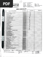 MRD Checklist | PDF