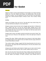 Analysis of Waiting for Godot | PDF
