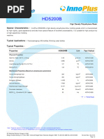 HDPE 5502 Technical Data Sheet | PDF | Materials | Physical Sciences