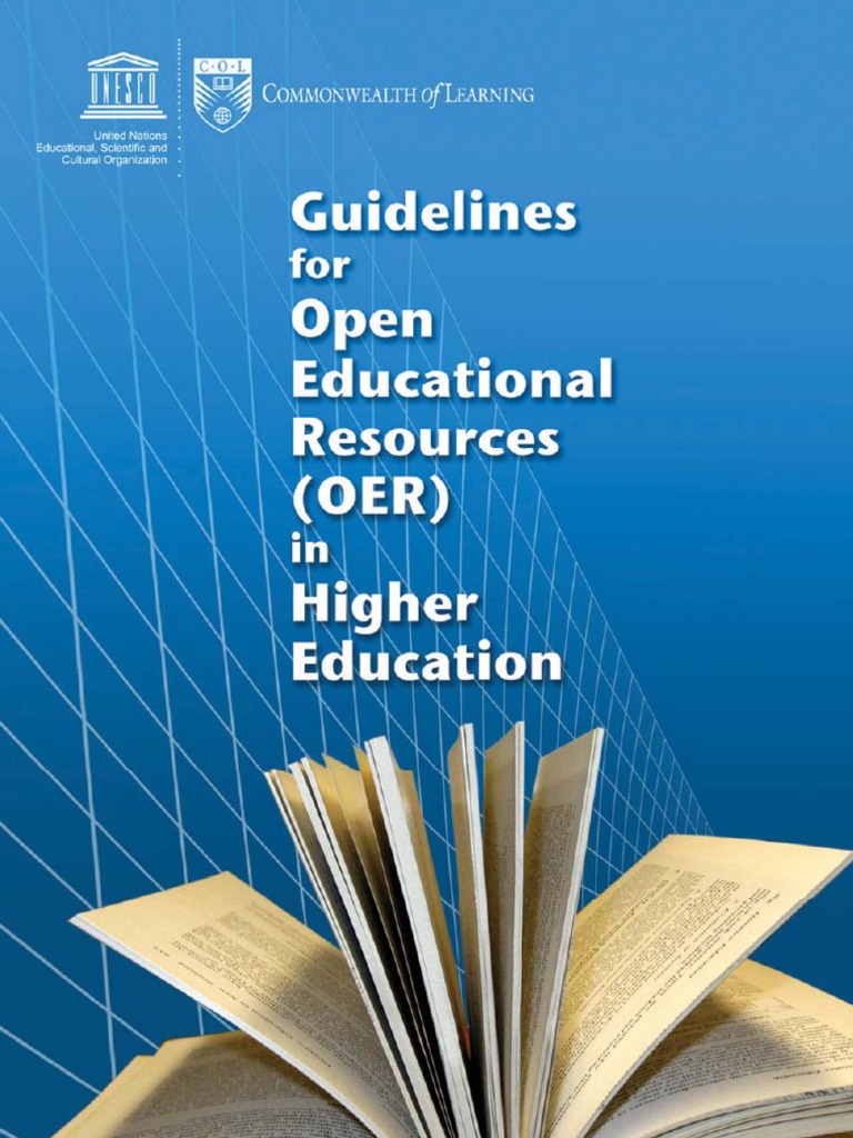 Guidelines For Open Educational Resources (OER) in Higher Education ...
