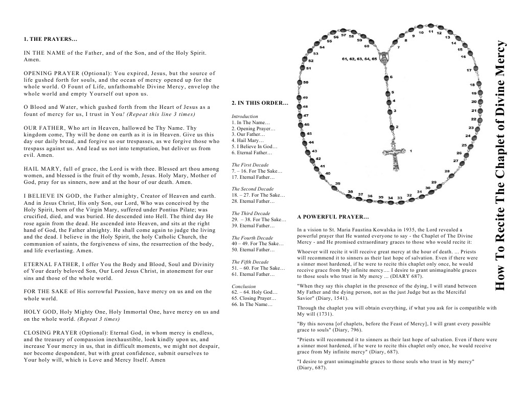 The Divine Mercy Chaplet | PDF