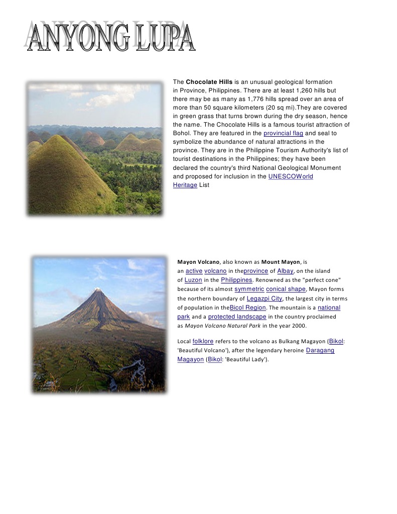 Mayon Volcano: Facts and Location | PDF