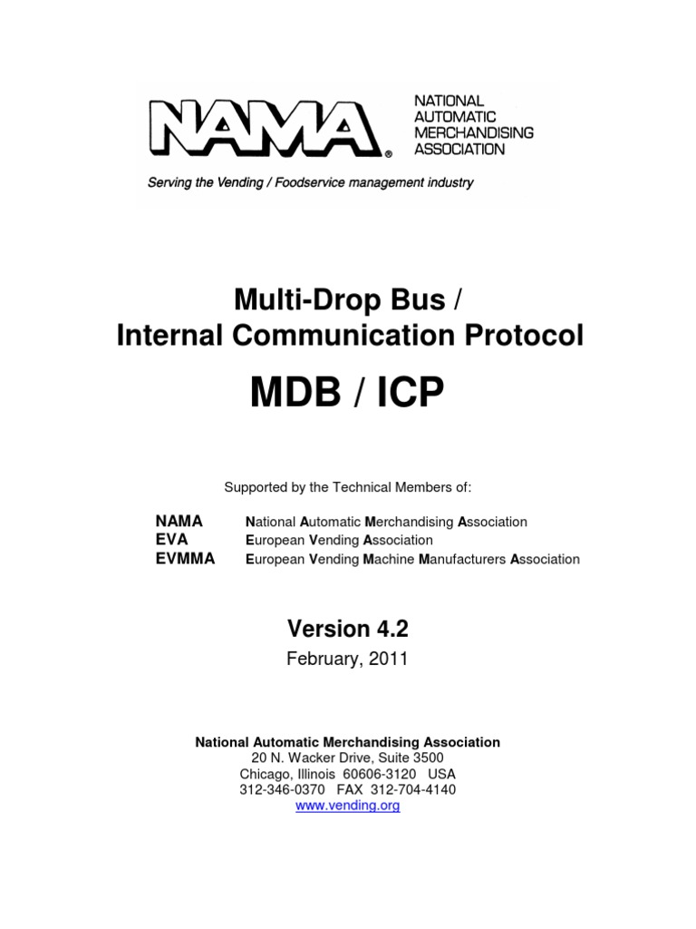 MDB Version 4-2 | PDF | Transmission Control Protocol | Communications ...