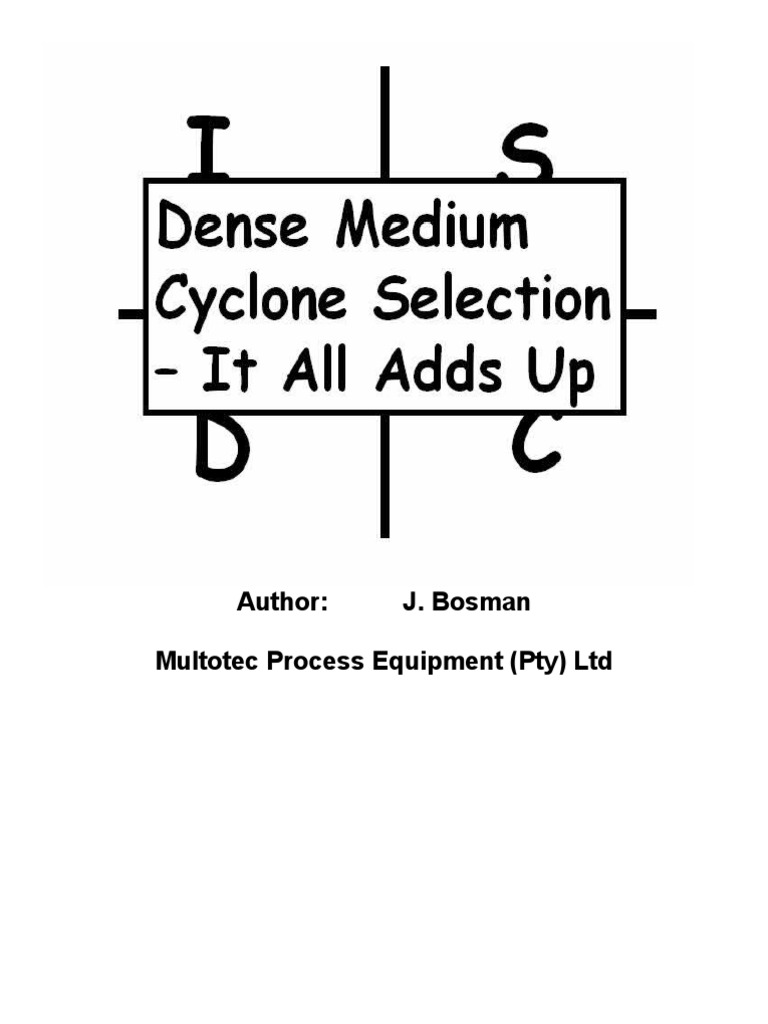 Cyclone Sizing Selection Guide | PDF | Solid | Density