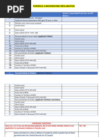 IMM 5669 Schedule A Declaration Form | PDF | Refugee | Crimes