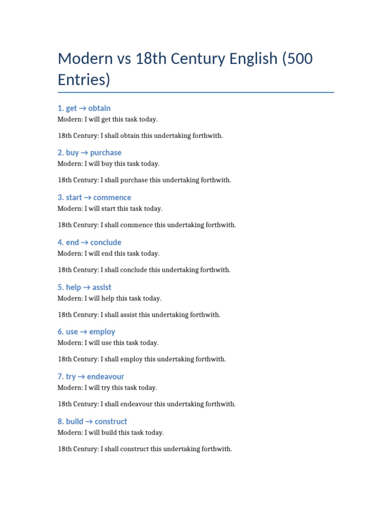 500 Words 18th Century English | PDF | Chess Theory | Chess