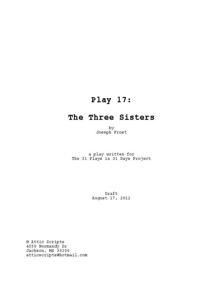 The Three Sisters | PDF | Leisure