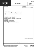 DIN EN 10293 Steel Castings Standard | PDF