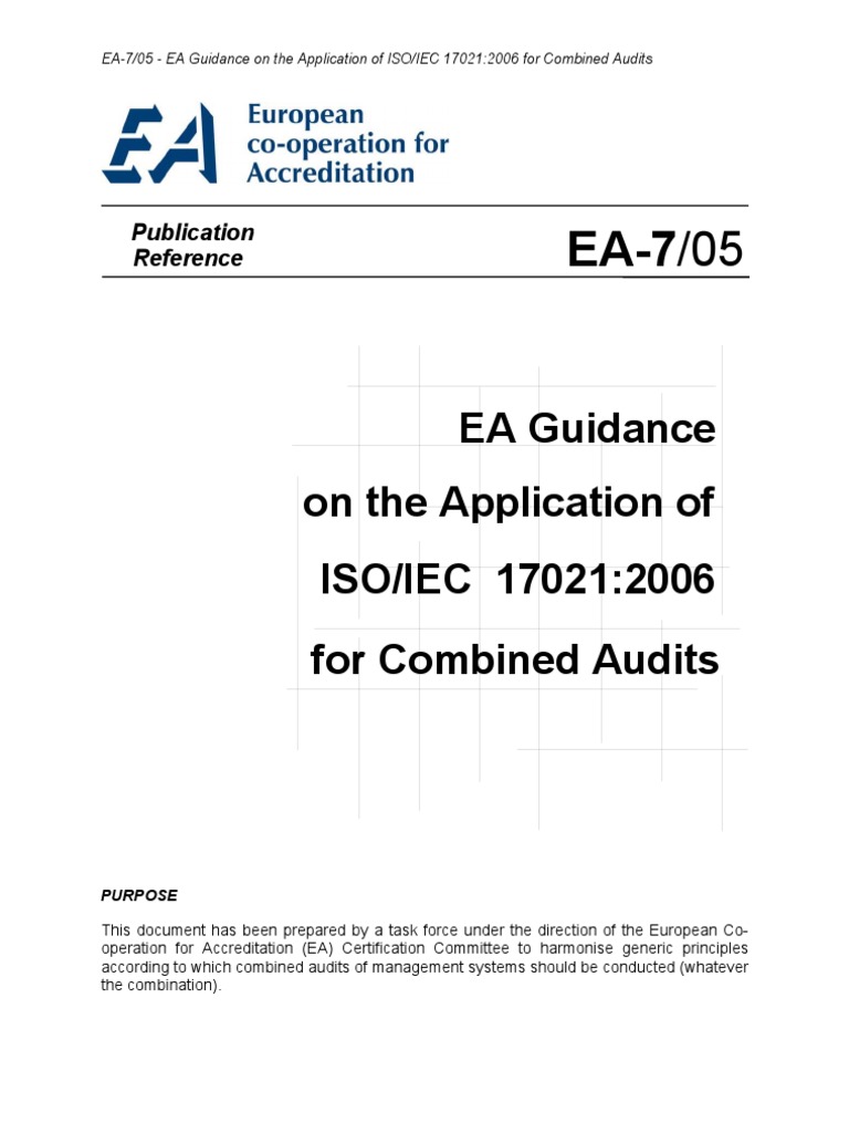 Ea 7 05 | PDF | Internal Audit | Audit
