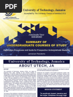 UTech Admissions and Application Guide | PDF | Bachelor's Degree | Nursing