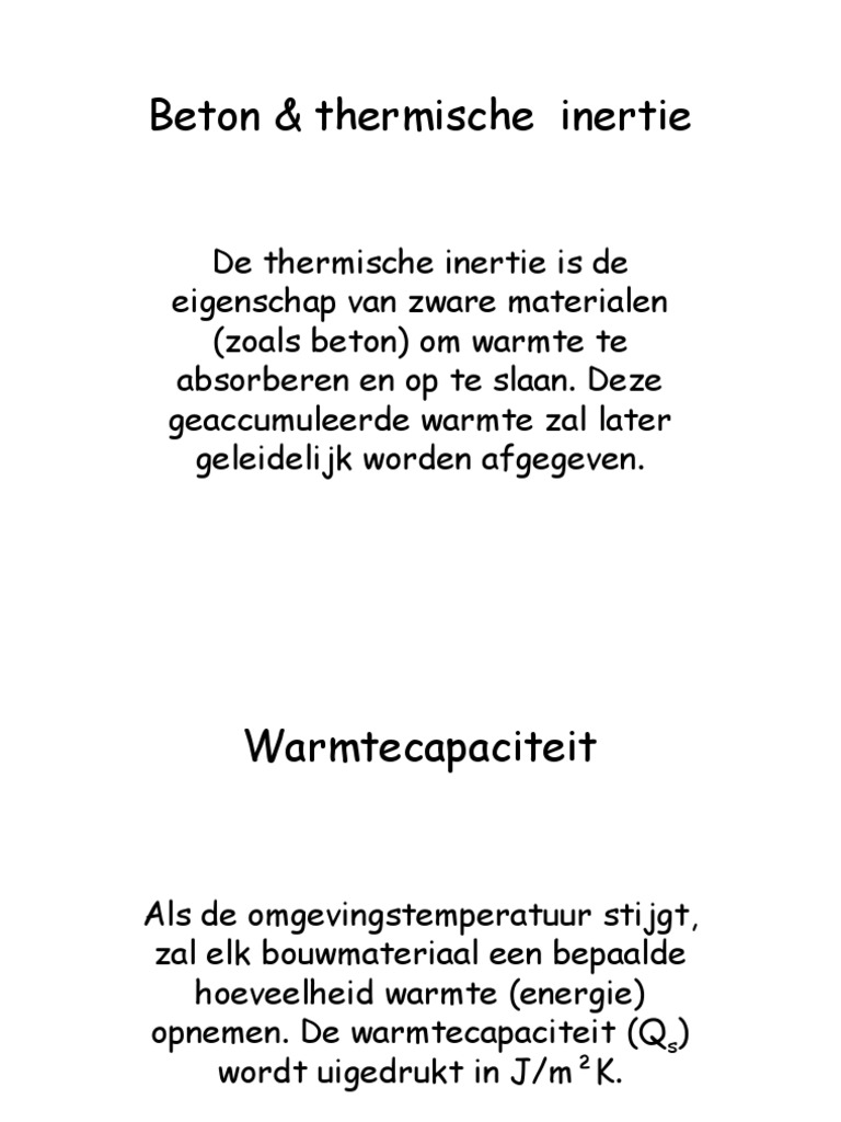 Owd Thermische Inertie | PDF