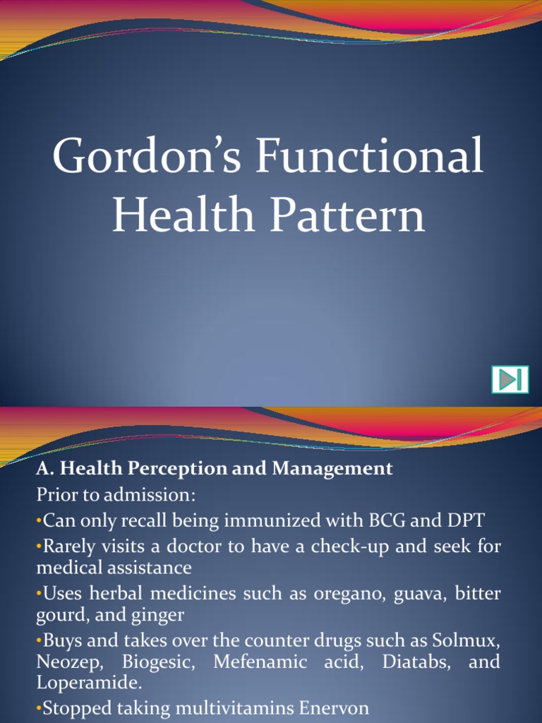 Sample Gordon's Functional Health Pattern: Intestinal Obstruction | PDF ...