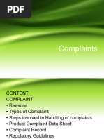 SOP for Market Complaint Handling in Pharma | PDF | Quality Assurance