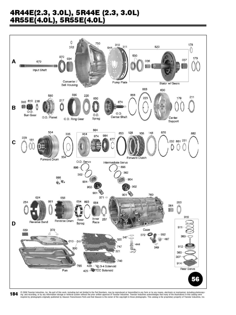 4R44E - 5R44Ebreakdown | PDF