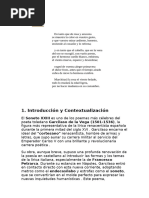 Análisis del Soneto XXIII de Garcilaso | PDF | Sonetos