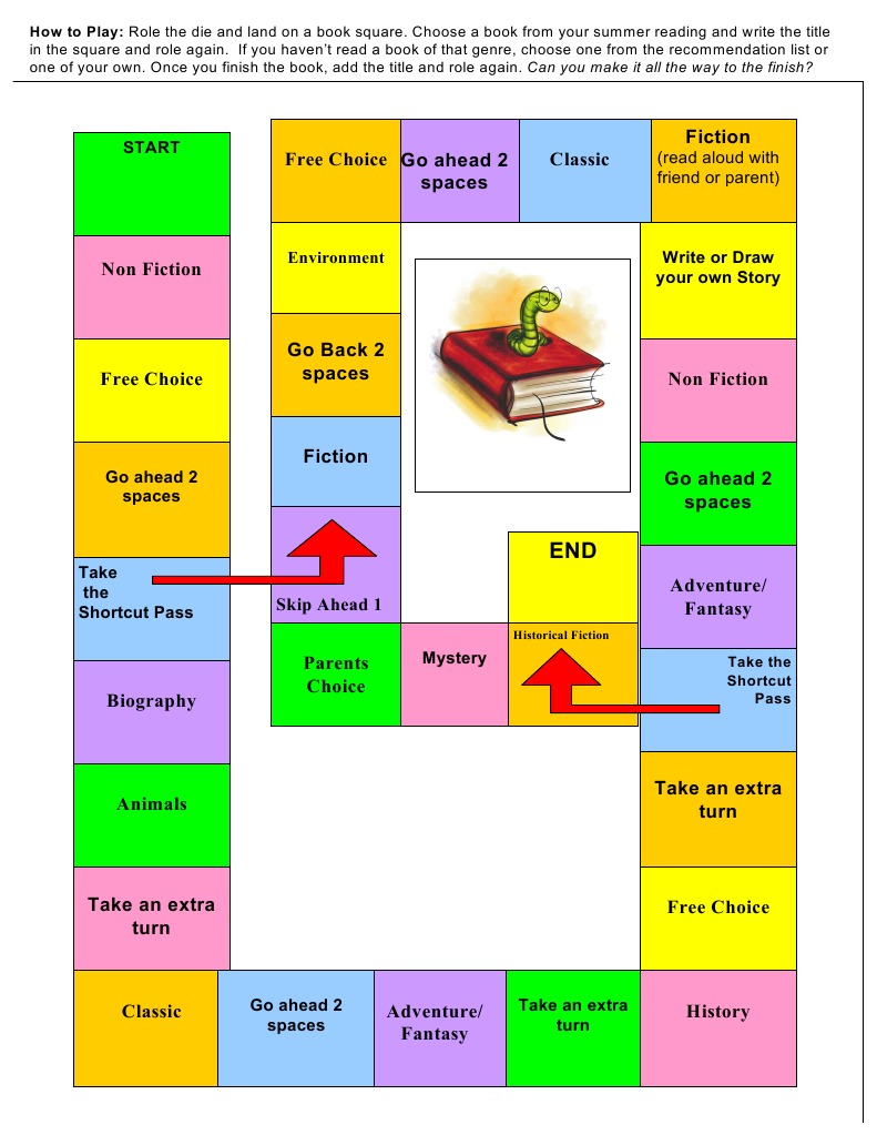 Summer Reading Game | PDF | Language Arts & Discipline | Poetry