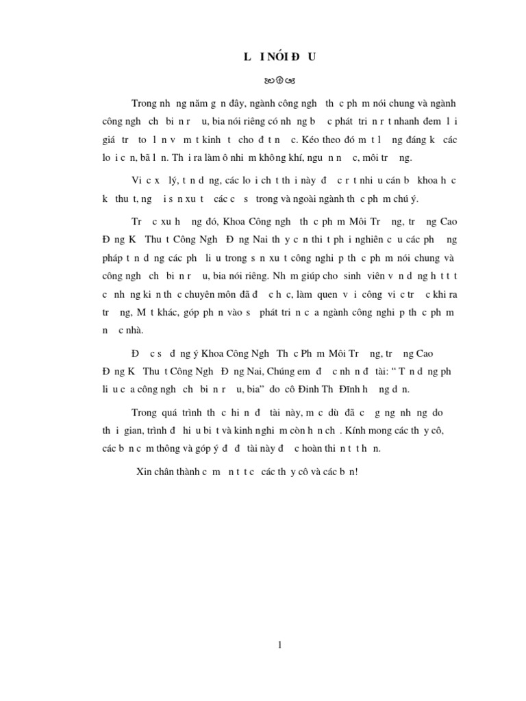 Tan Dung Phe Lieu Trong San Xuat Ruou Bia | PDF
