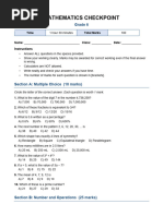 Form 1 Maths Paper 1 Exam 2025 | PDF | Length | Mathematics
