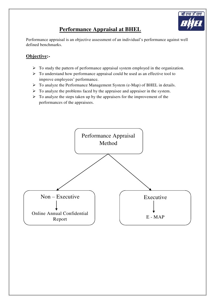 Performance Appraisal at Bhel | PDF | Performance Appraisal ...