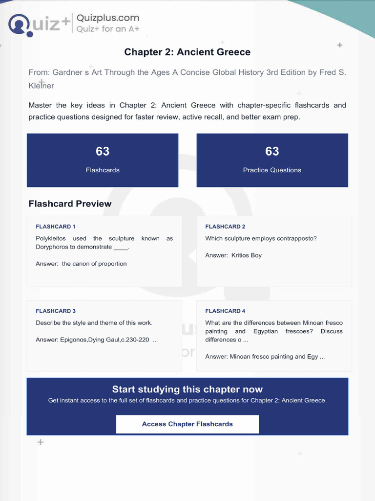 Flashcards for Chapter 2 Ancient Greece | PDF