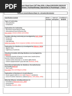 AQA A-Level Psychology Revision Notes | PDF | Psychological Concepts ...