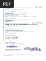Qatar Airways Economy Class Menu 2024 | PDF | Drink | Lunch
