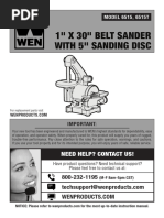 Belt and Disc Sander Safety Guide | PDF