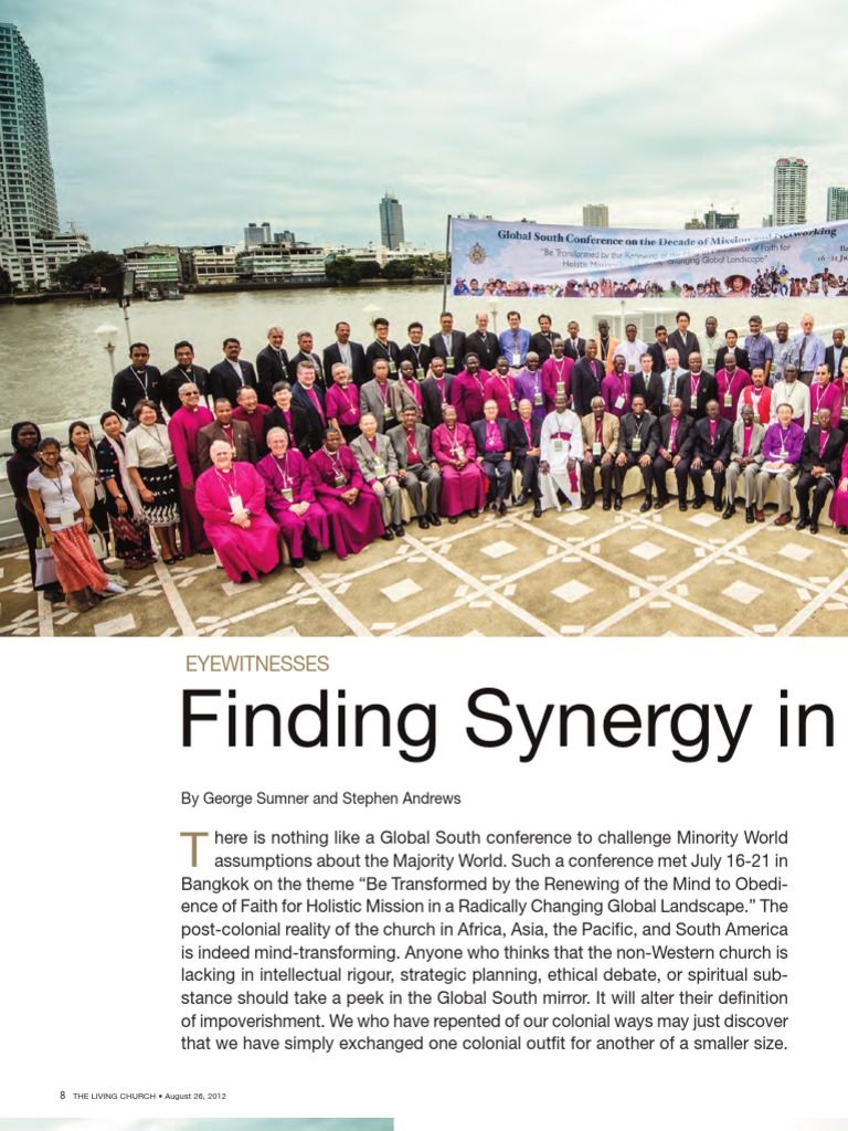 Finding Synergy in Bangkok | PDF | Christian Mission | Anglicanism