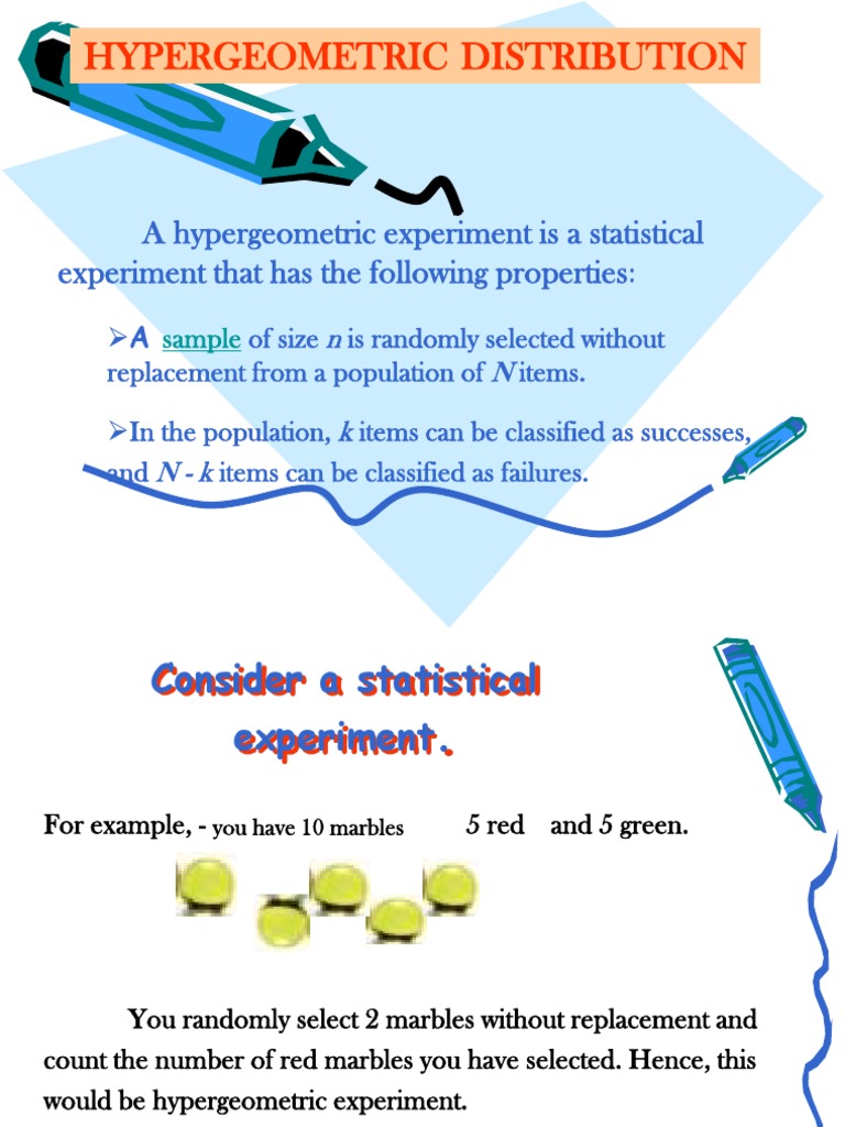 Hypergeometric Distribution | Statistical Theory | Physics & Mathematics