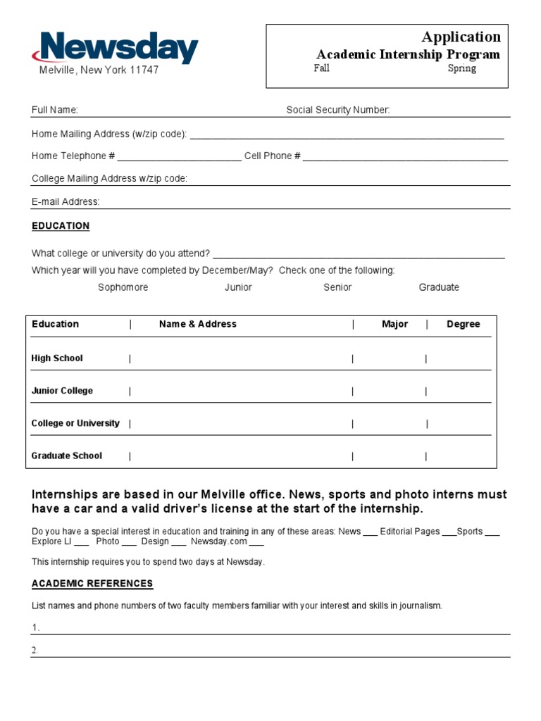 Academic Internship App | PDF | Internship | Job Hunting