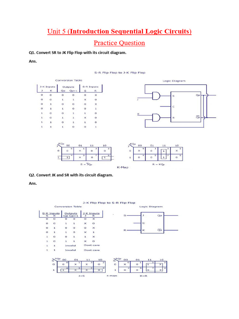 Unit5_ Tutorial Sheet | PDF