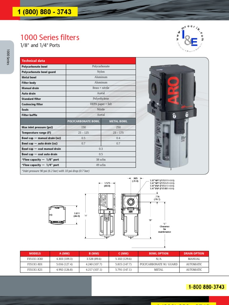 ARO Flo 1000 Series | PDF | Valve | Pipe (Fluid Conveyance)