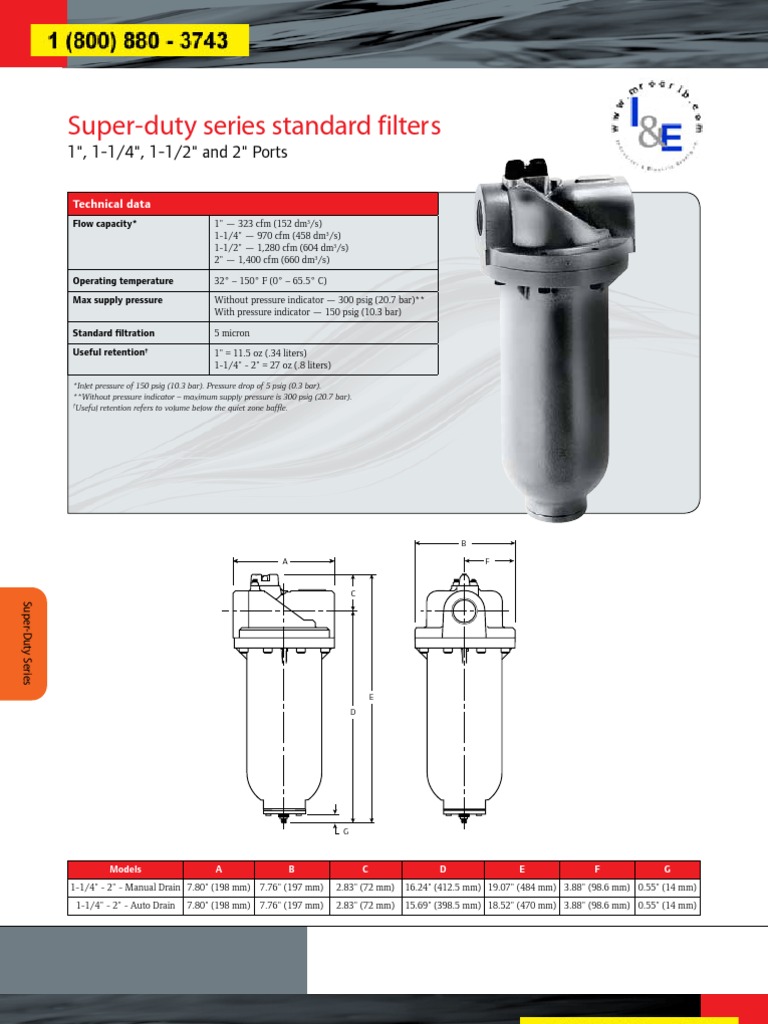 Super Duty Standard Filters | PDF