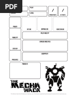 Lancer Combat Actions Cheat Sheet | PDF | Military Technology