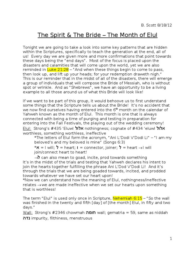 Spirit and The Bride | PDF | Serpents In The Bible | Eve