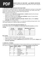 Energy Levels, Sublevels, and Orbitals | PDF | Energy Level | Atomic ...