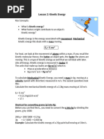 Kinetic Energy vs. Velocity Graphing Guide | PDF | Kinetic Energy ...