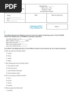 Grade 6 Listening Exercises | PDF
