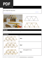 Spaghetti Bridge Building Activity Guide | PDF