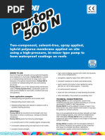 Purtop 1000 Waterproofing Applications | PDF | Acid | Epoxy