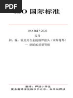 ISO 5817:2023 Weld Quality Criteria | PDF | Porosity | Corrosion