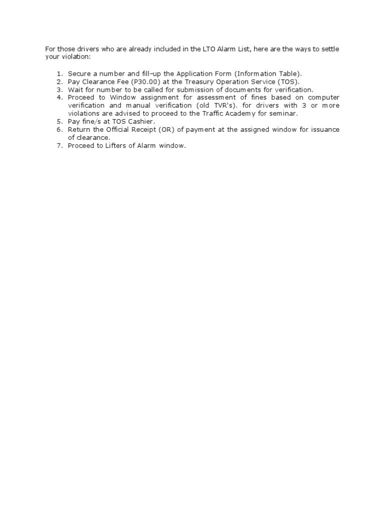 Traffic Violations - MMDA | PDF | Vehicles | Motor Vehicle